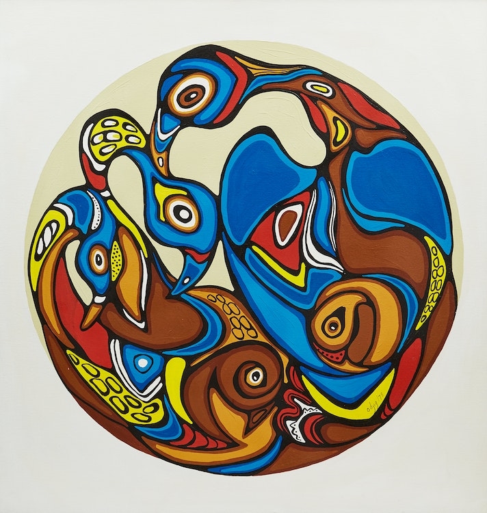 Daphne Odjig | 13 - Maternal Pride (1977) | MutualArt