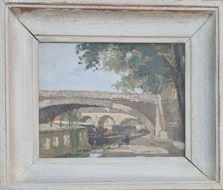 Rene Durey | Bridge in Paris (Circa 1940) | MutualArt