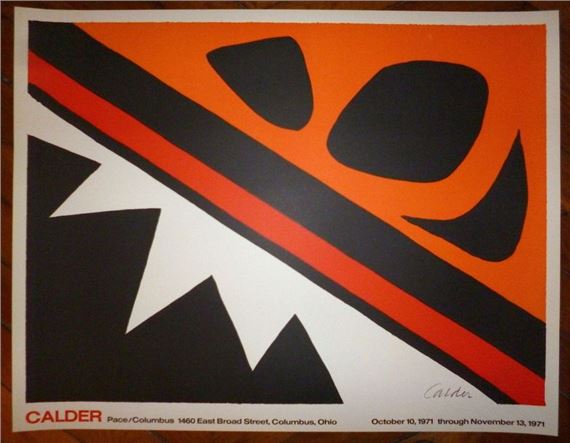 Alexander Calder | Poster in lithography (1971) | MutualArt