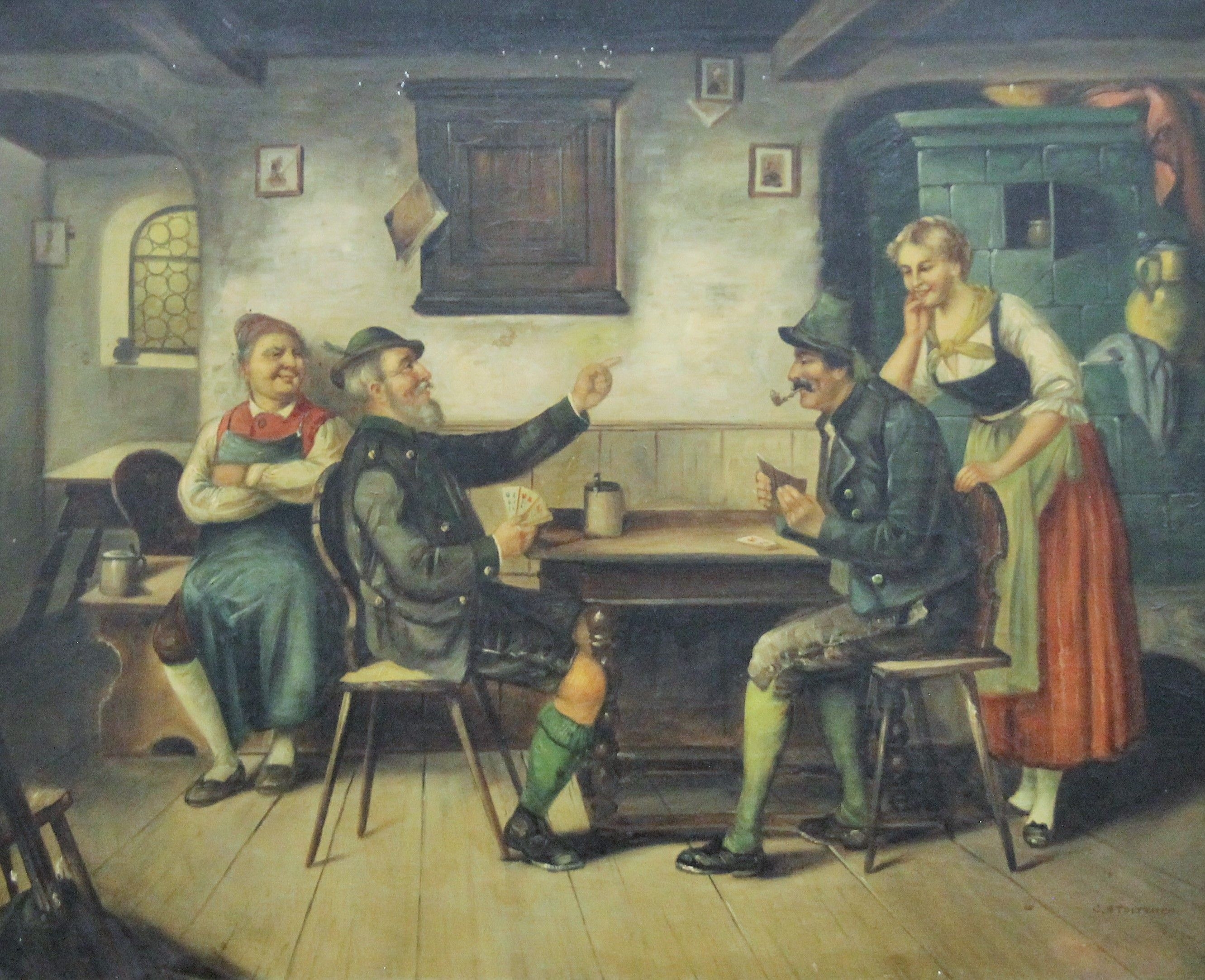 Konstantin Stoitzner | Tavern Scene | MutualArt