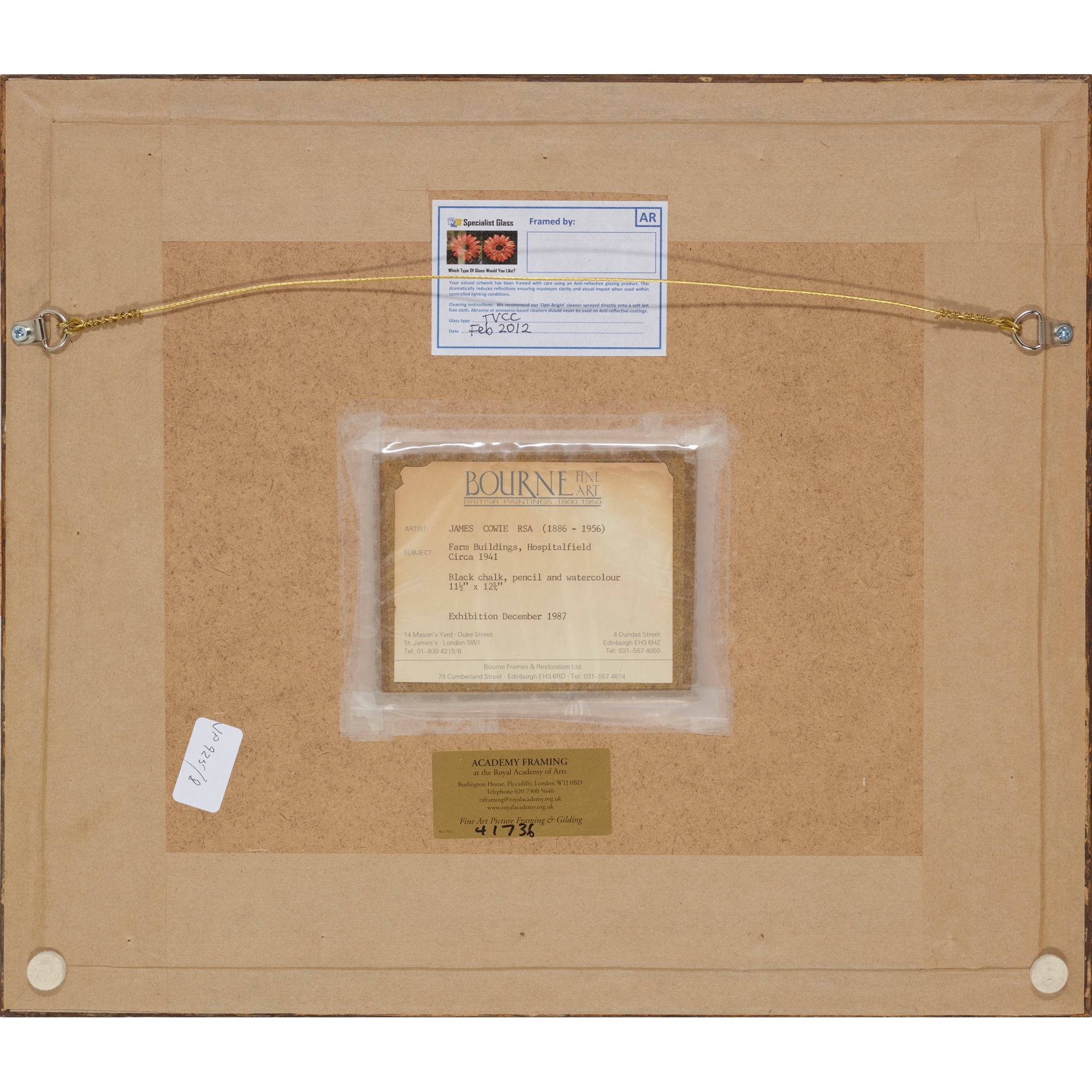 James Cowie | FARM BUILDINGS, HOSPITALFIELD | MutualArt