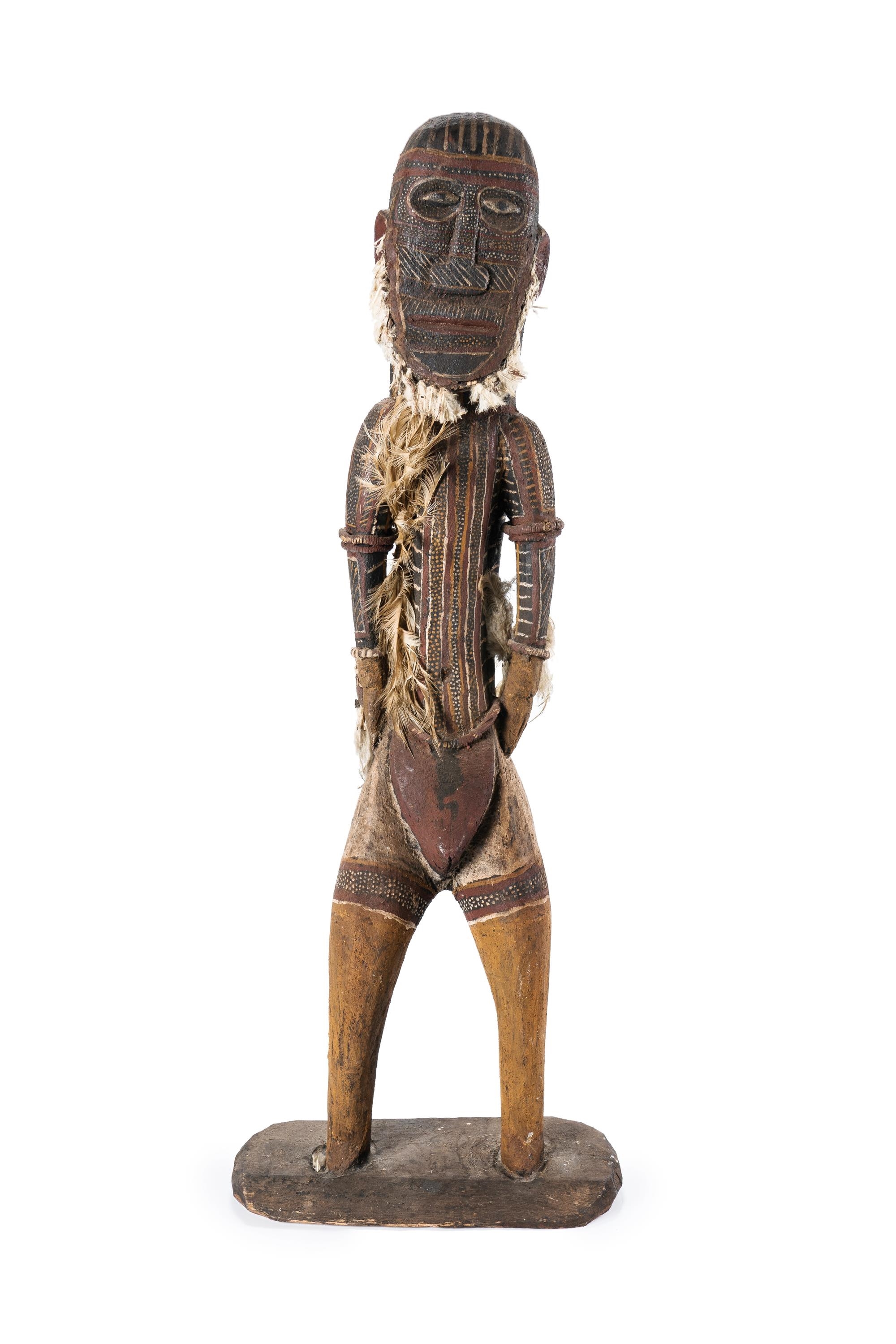 Declan Apuatimi | Tiwi Ceremonial Male Figure | MutualArt