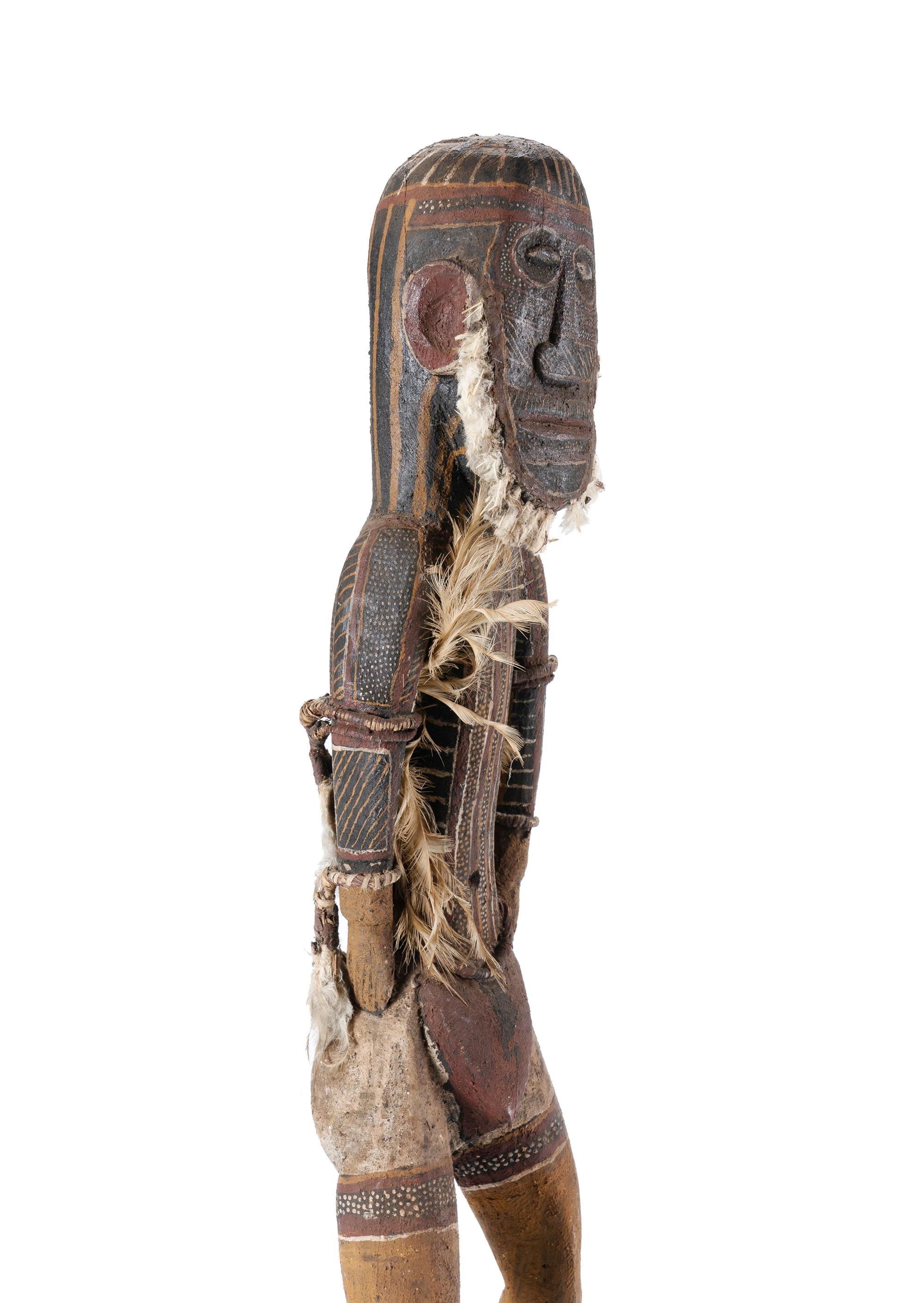 Declan Apuatimi | Tiwi Ceremonial Male Figure | MutualArt