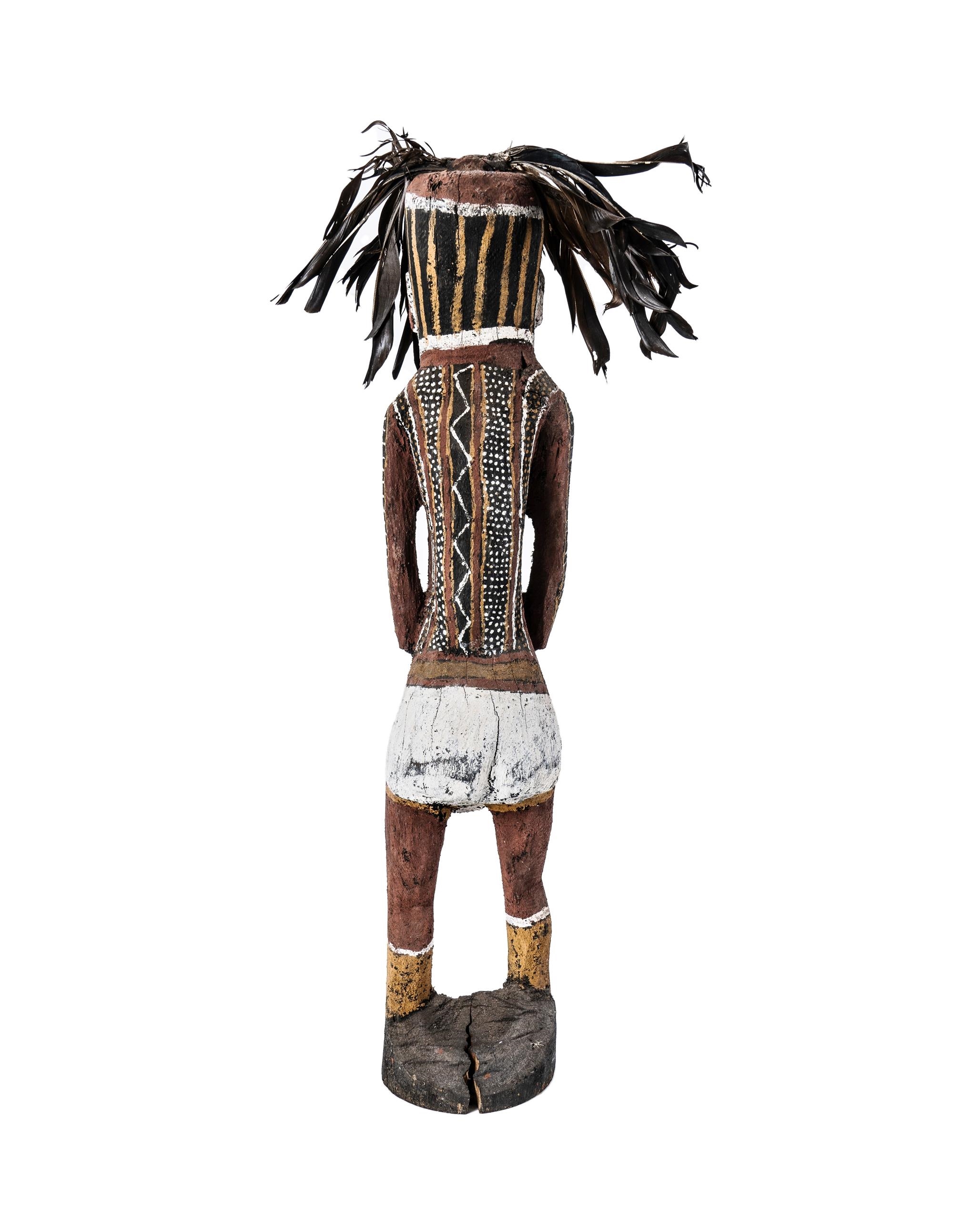 Declan Apuatimi | Tiwi Ceremonial Male Figure | MutualArt