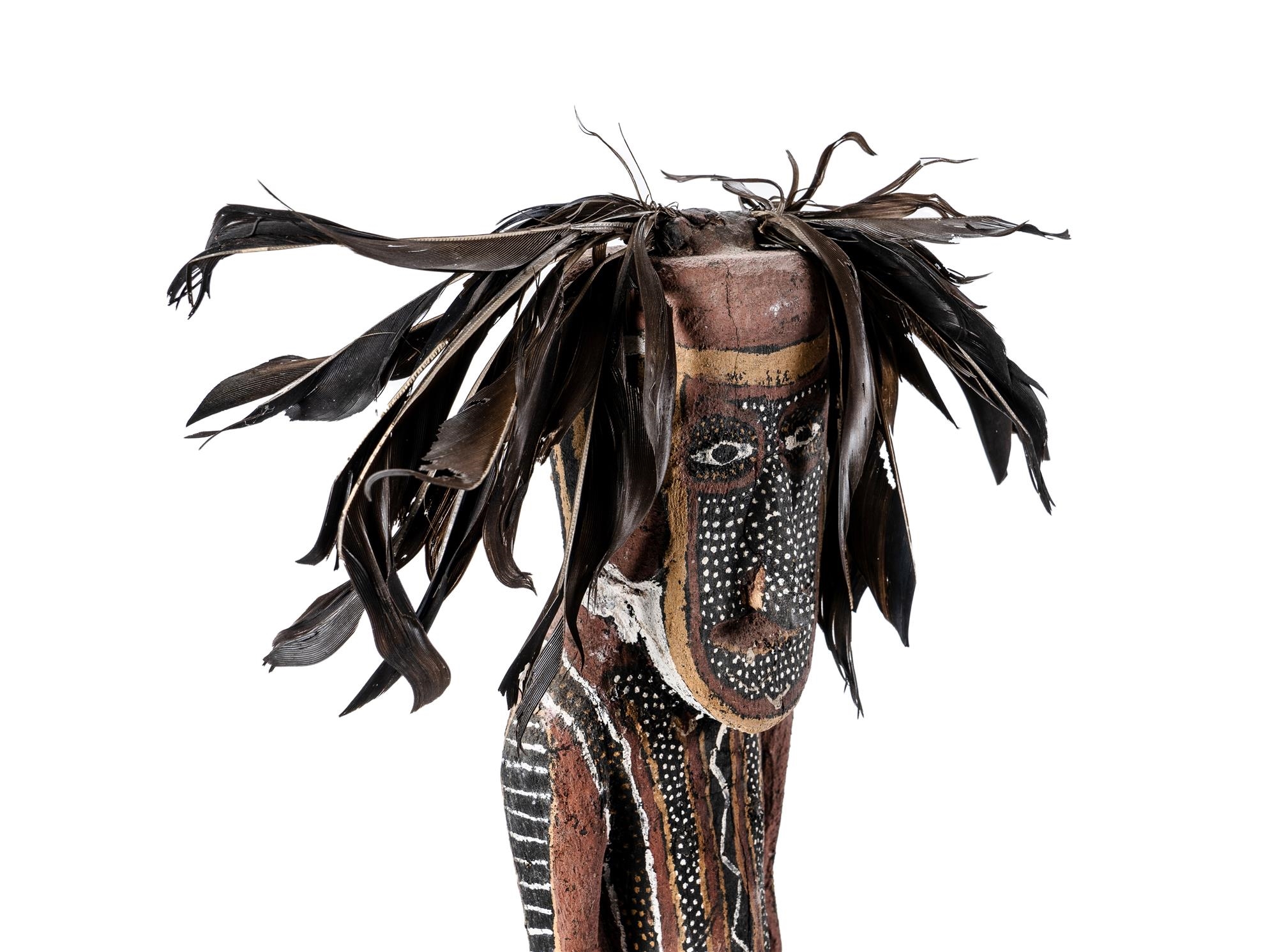 Declan Apuatimi | Tiwi Ceremonial Male Figure | MutualArt