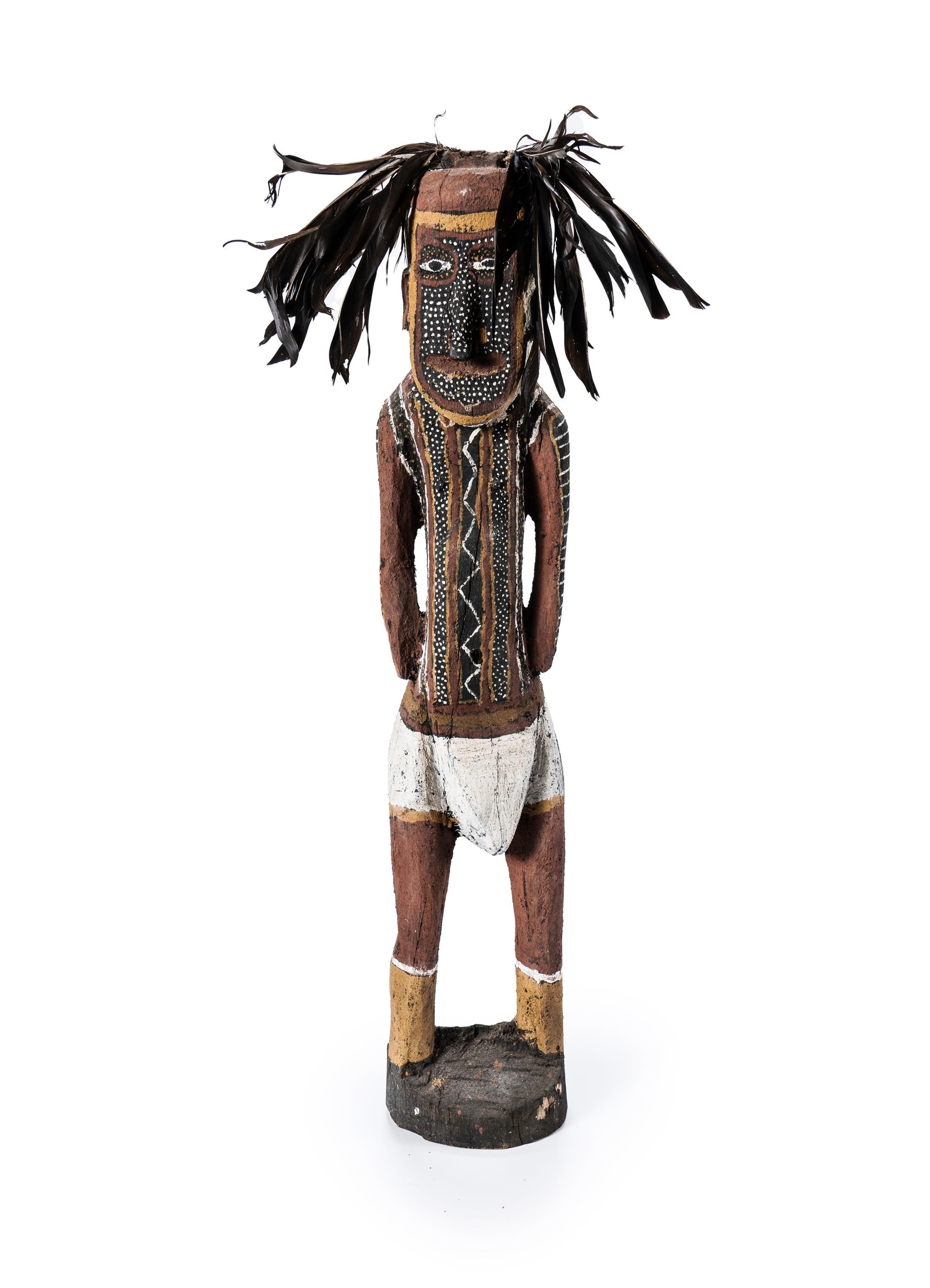 Declan Apuatimi | Tiwi Ceremonial Male Figure | MutualArt