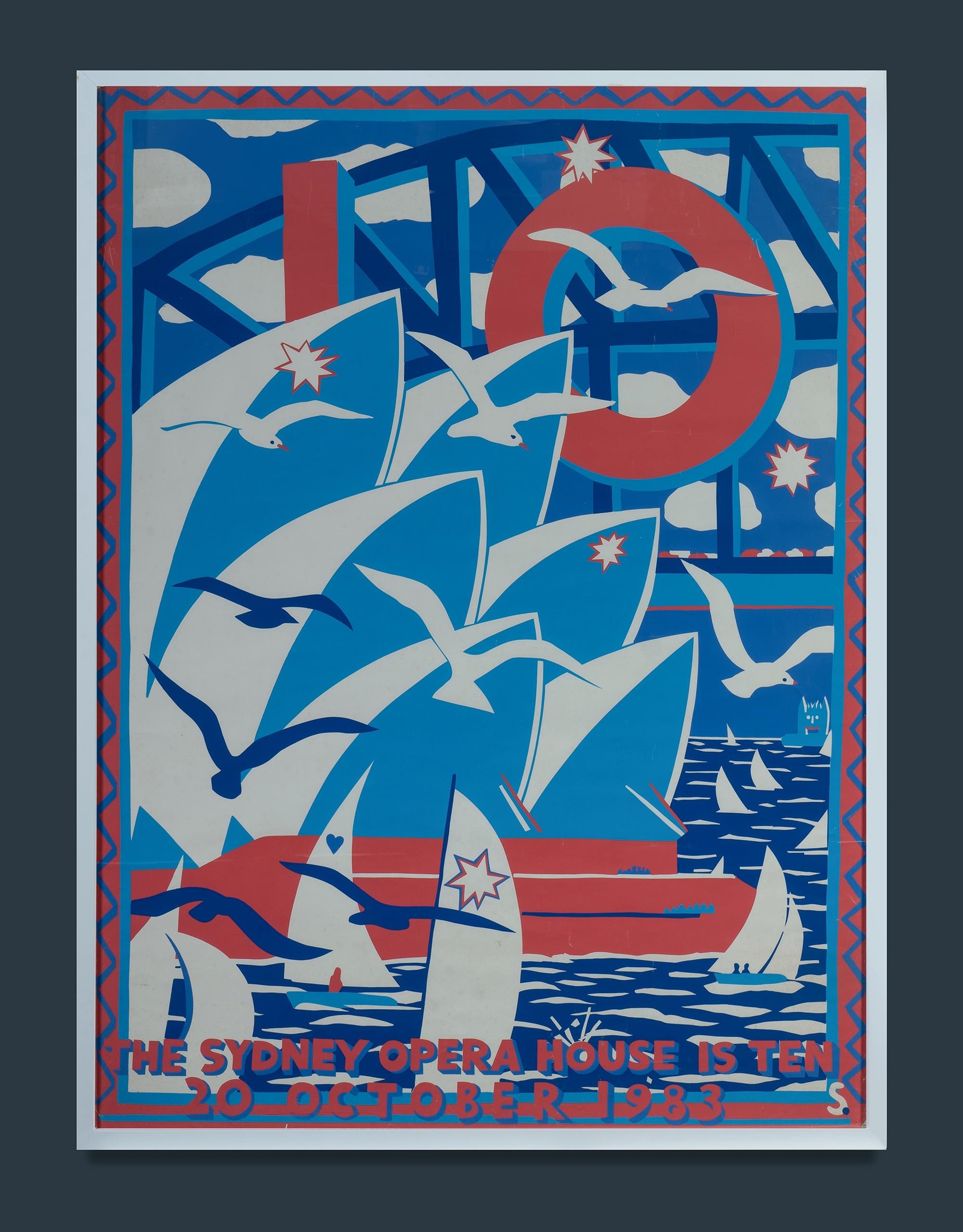 Martin Sharp | The Sydney Opera House is Ten - 20 October 1983 (1983 ...