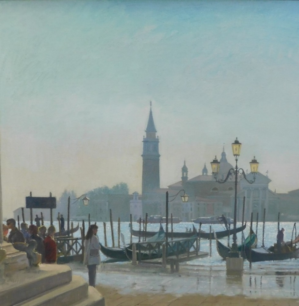 Timothy Easton | Gondola and the Church of the Salute | MutualArt