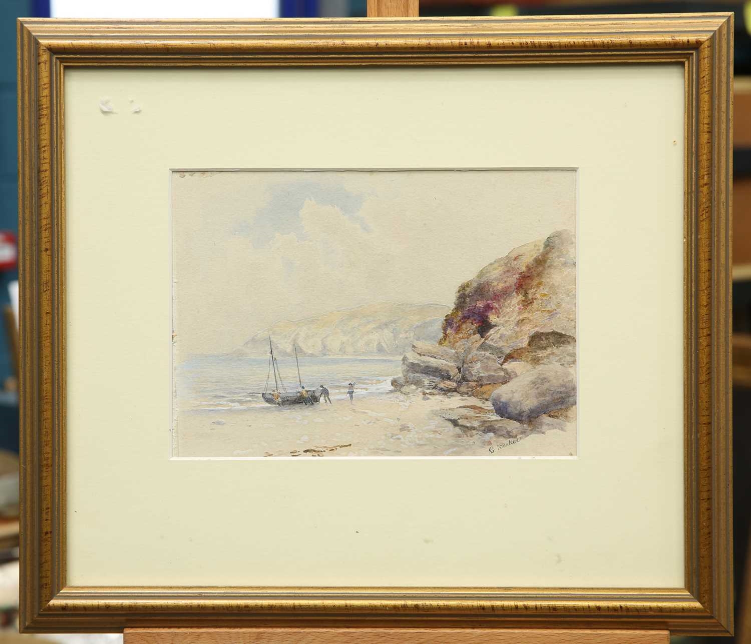 George Edmund Barker Jr. | GEORGE BARKER (1882-1965) FISHING BOATS ON ...