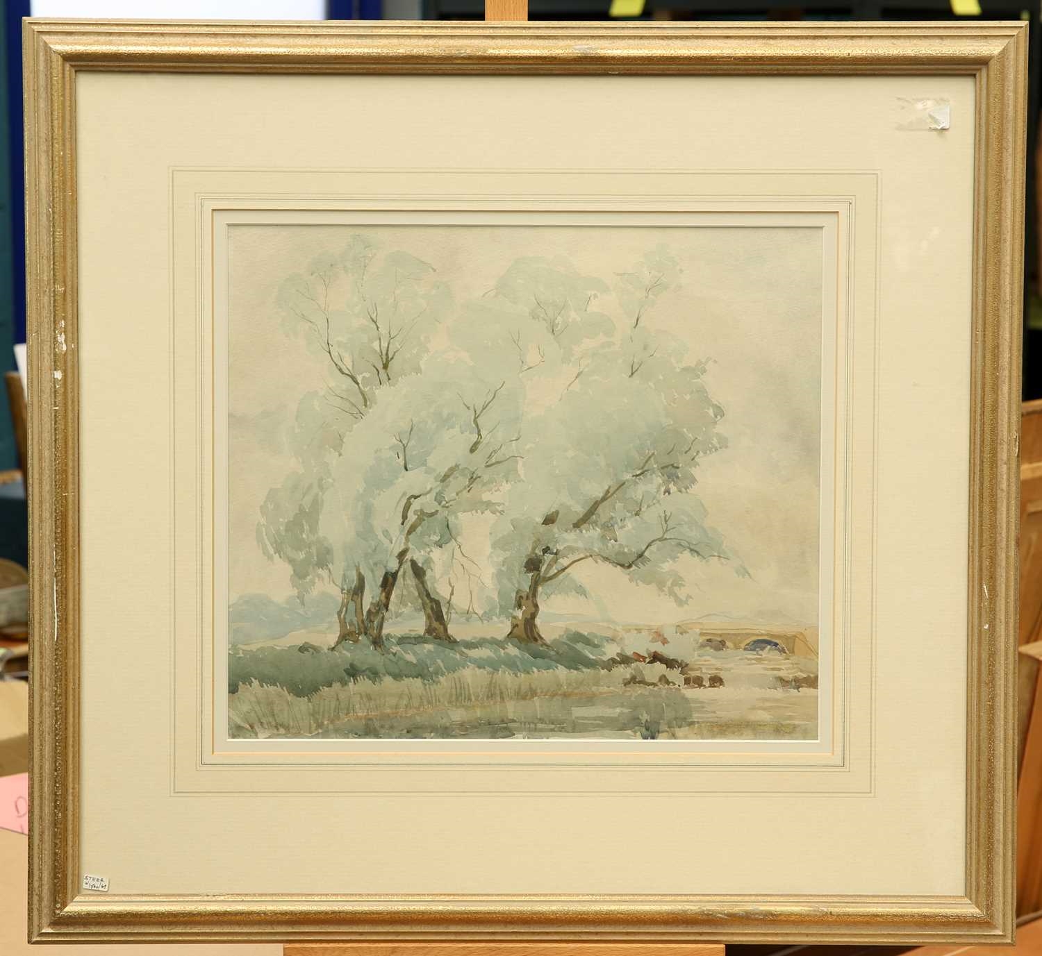 Philip Wilson Steer | PHILIP WILSON STEER (1860-1942) TREES BY A RIVER ...