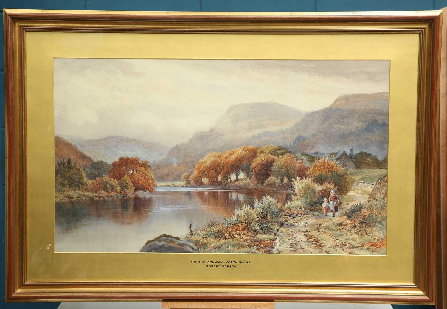 Robert Dobson | ROBERT DOBSON (1860-1901) ON THE CONWAY, NORTH WALES ...
