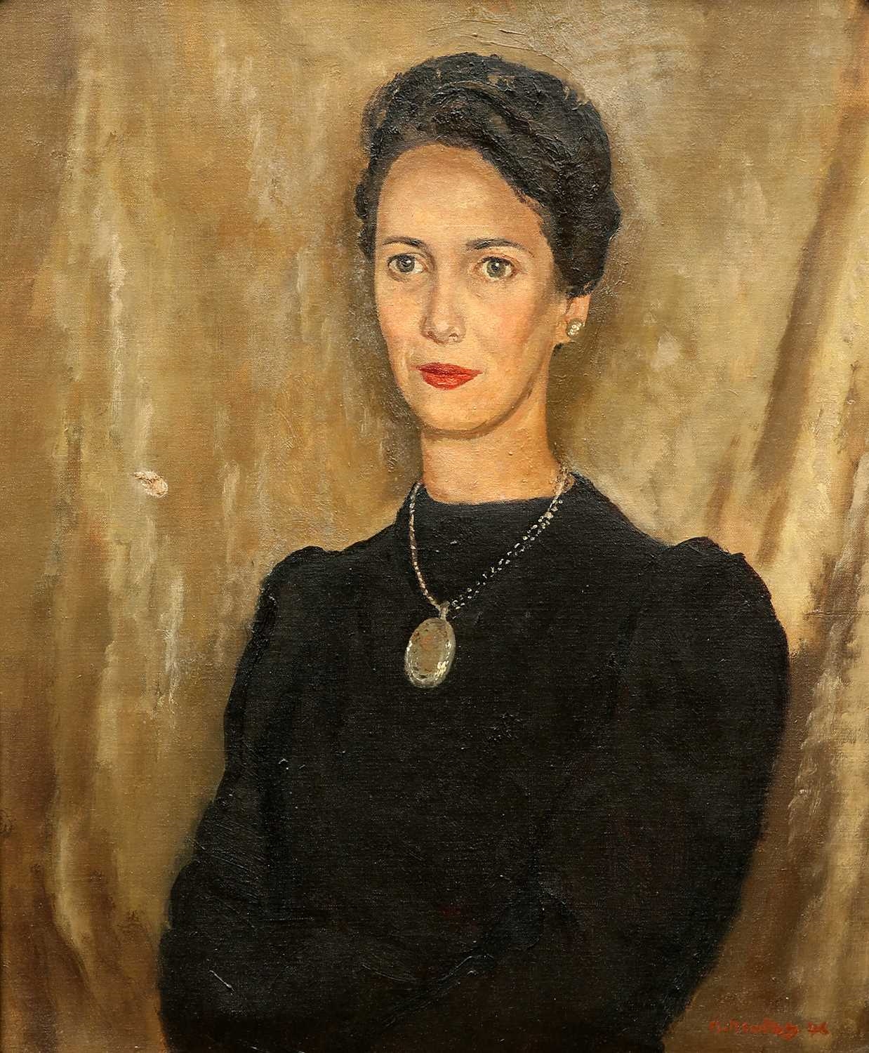 British School, 20th Century | 20TH CENTURY BRITISH SCHOOL PORTRAIT OF A LADY | MutualArt
