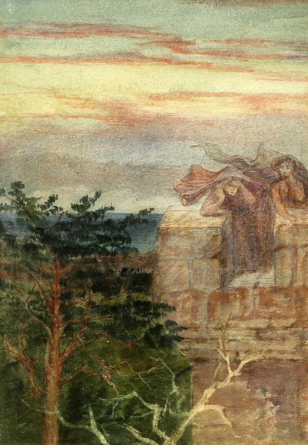 William Bell Scott | WILLIAM BELL SCOTT (1811-1890) WOMAN LOOKING OUT ...