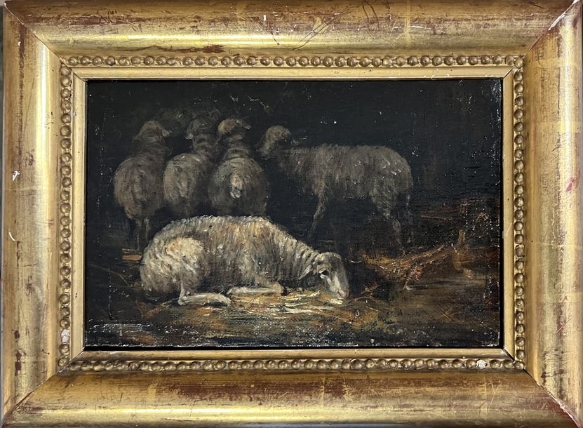 Elisabeth Sinding | SHEEP IN A POUNTRY | MutualArt