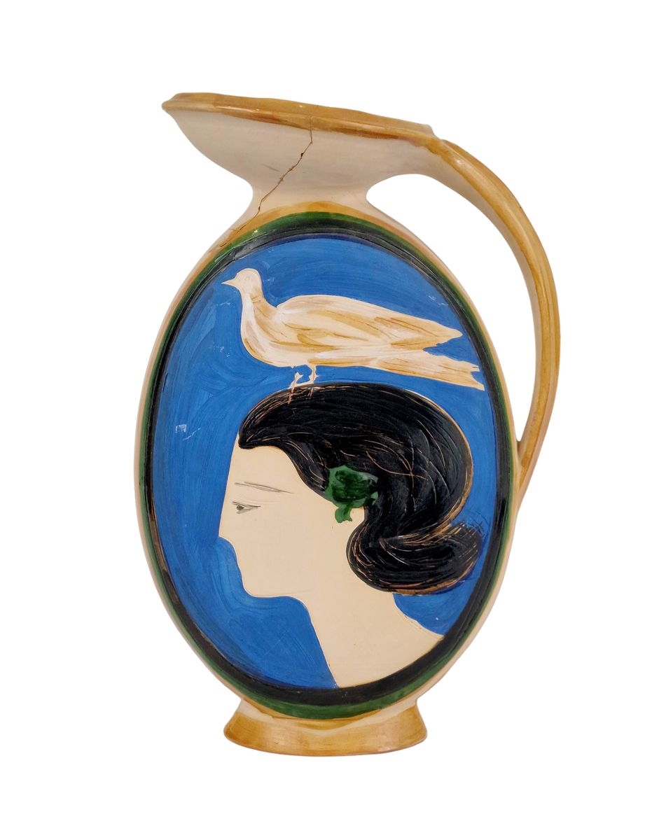 Andre Brasilier | Femme et l’oiseau | MutualArt