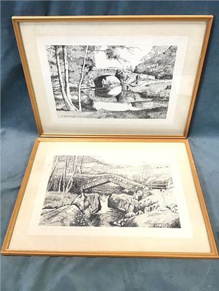 G. W. Ledward | bridges over River Calder and Irt | MutualArt