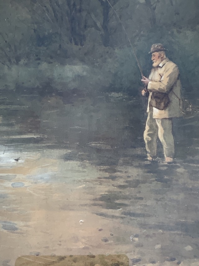 Peter Alexander Hay | bearded gentleman fly fisher landing a fish ...