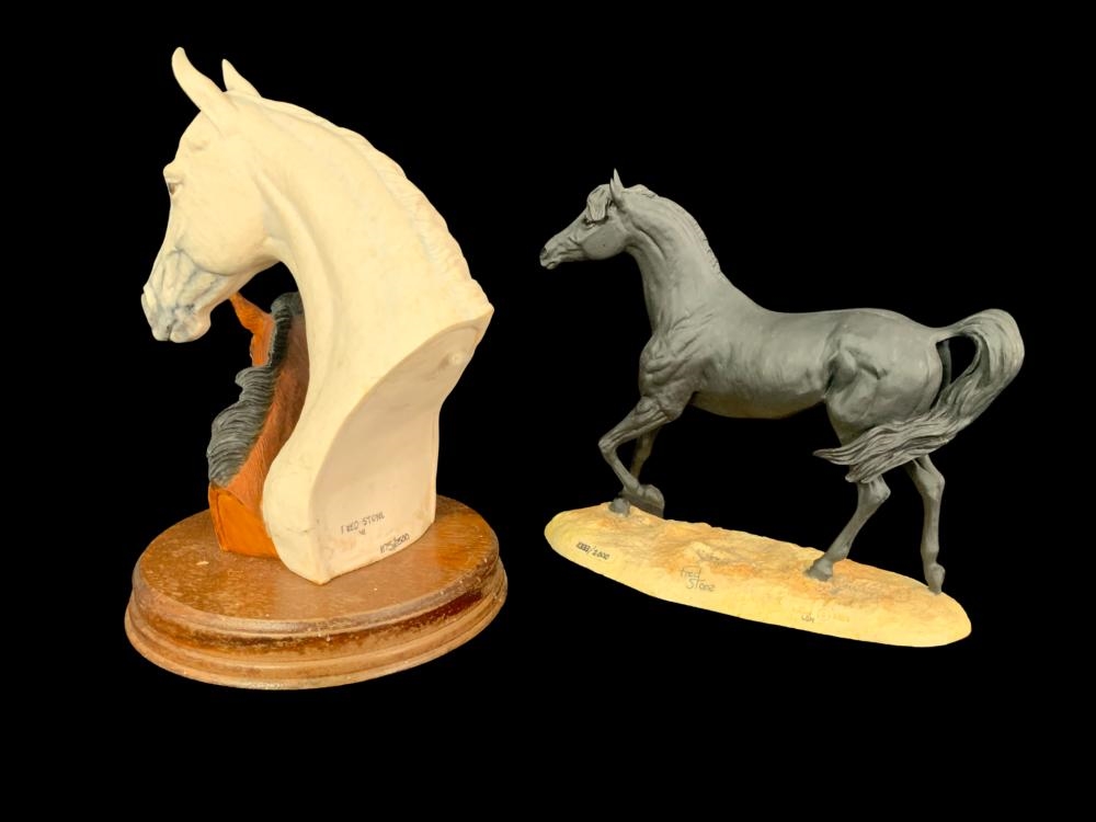 Fred Stone | The Black Stallion and Arab Mare and Foal Limited Edition ...