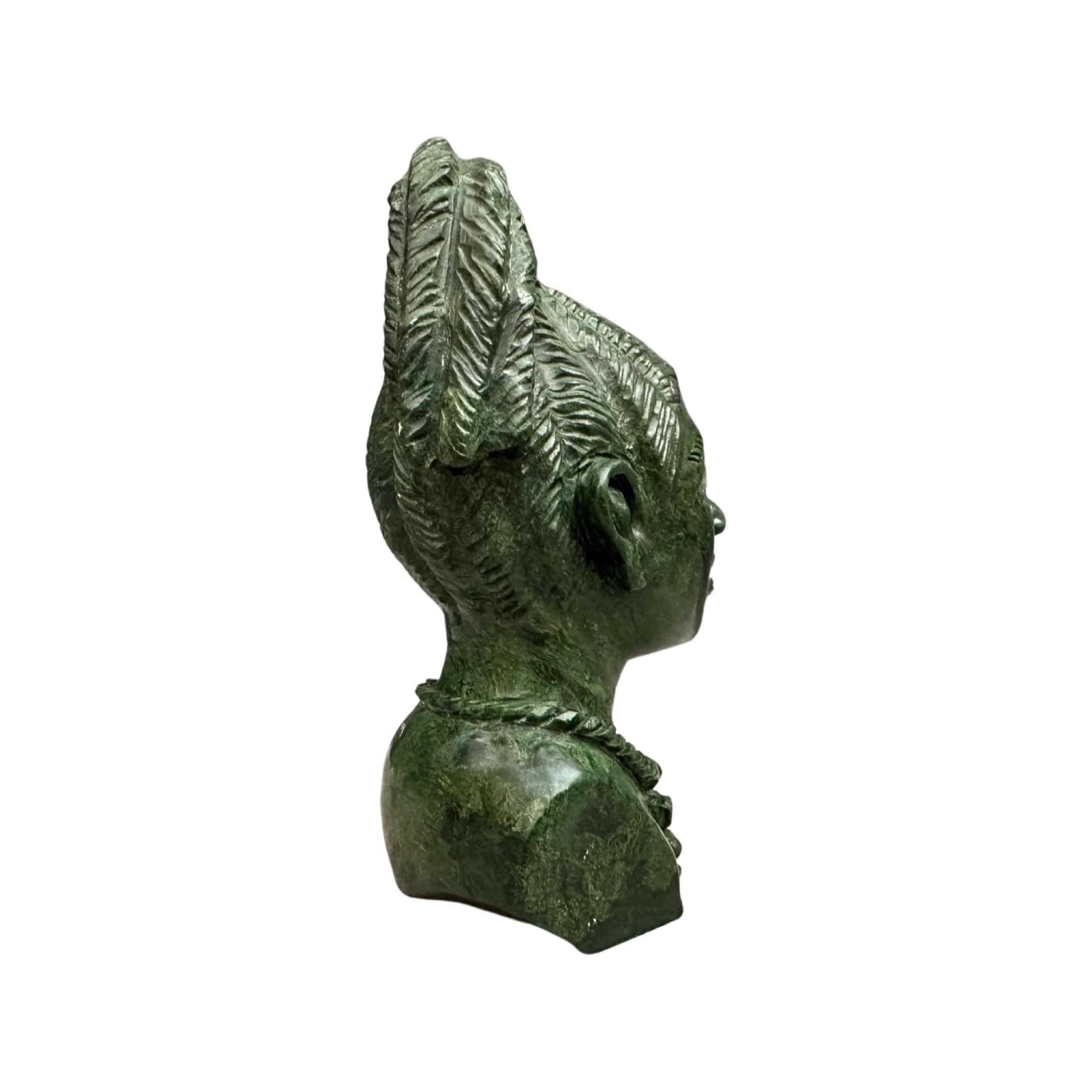 Masinba Kashiri | Female African Bust Statue | MutualArt