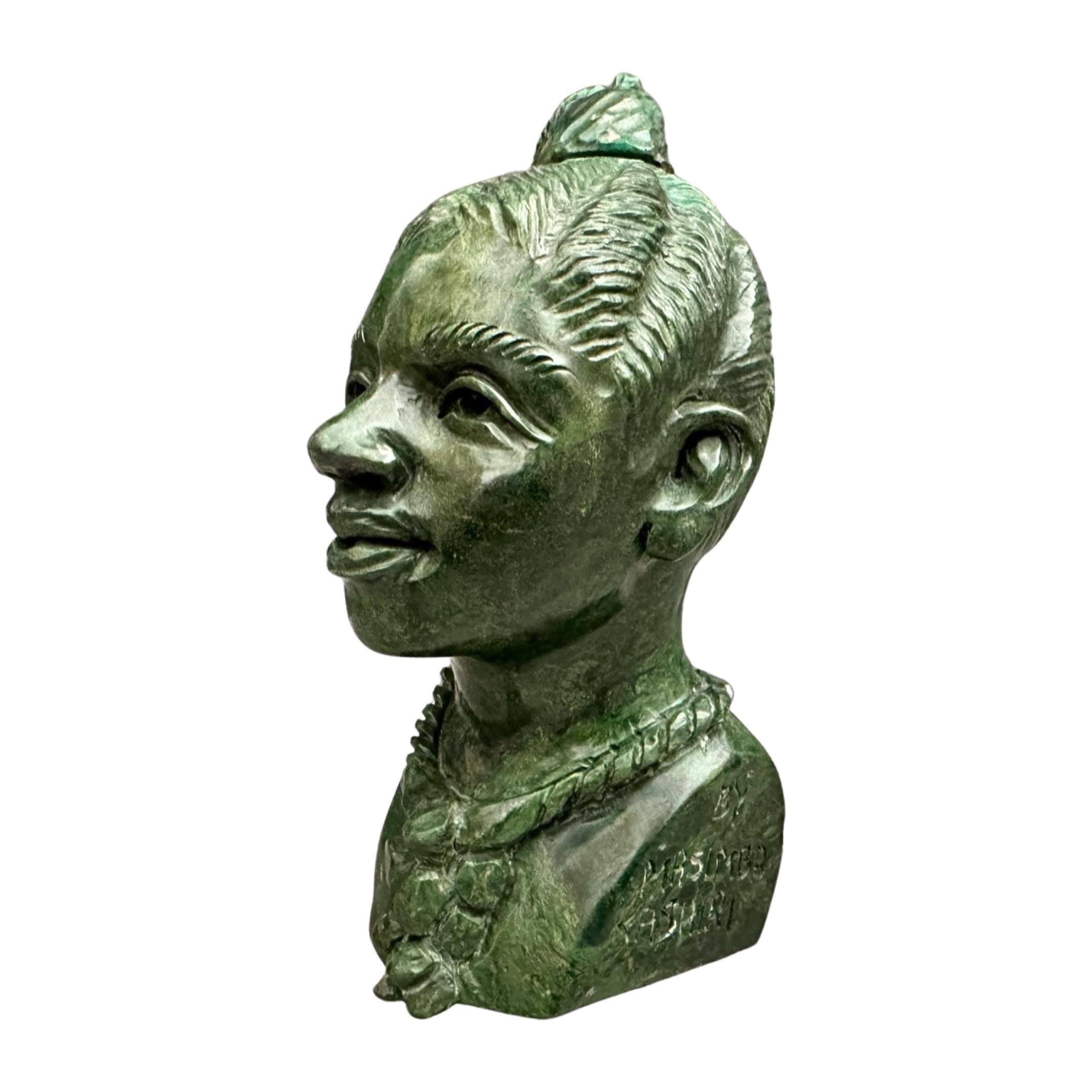 Masinba Kashiri | Female African Bust Statue | MutualArt