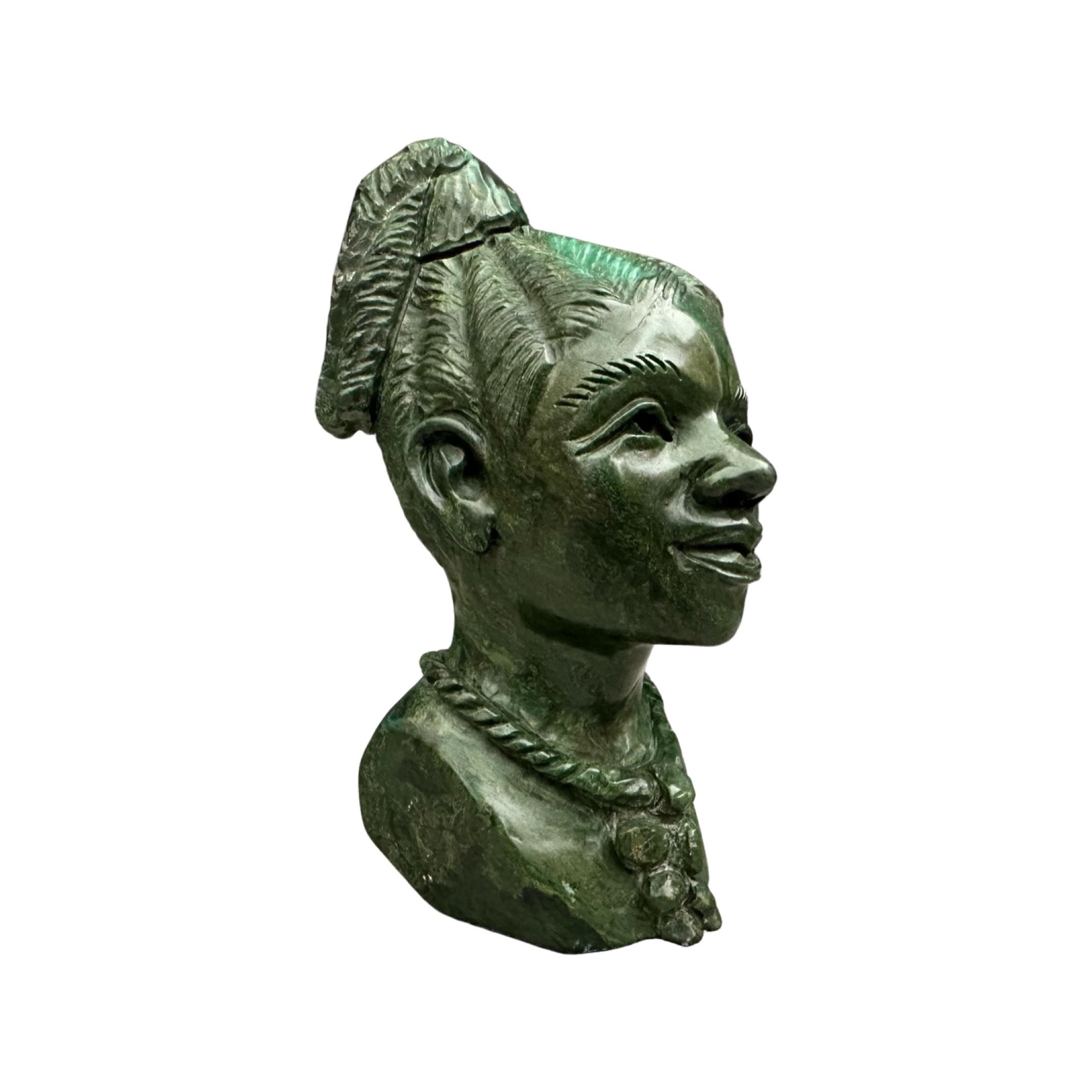 Masinba Kashiri | Female African Bust Statue | MutualArt