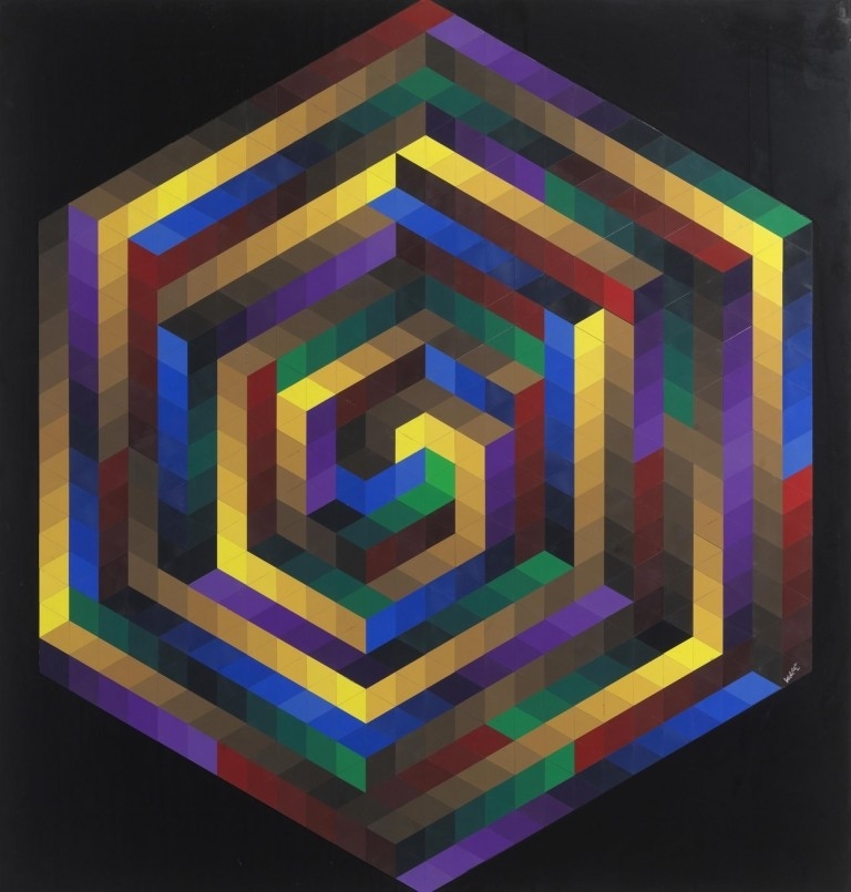 Victor Vasarely | Hexa (1972) | MutualArt