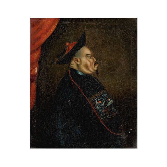 Chinese School, 19th Century | Portrait of a high ranking official ...
