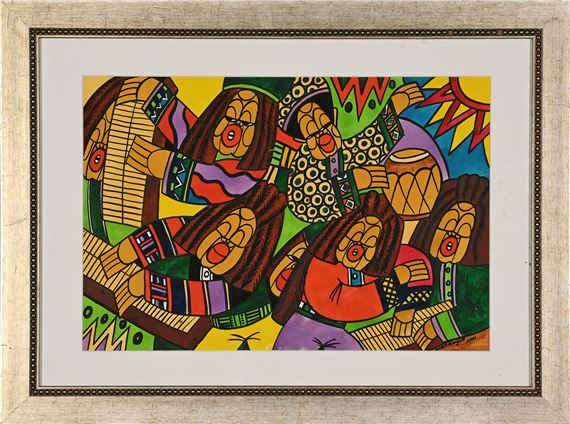 Dario Manjate | Six Singers (2001) | MutualArt