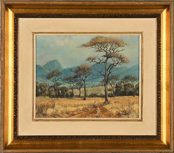 Ockert Vermeulen | Trees with Distant Mountains | MutualArt