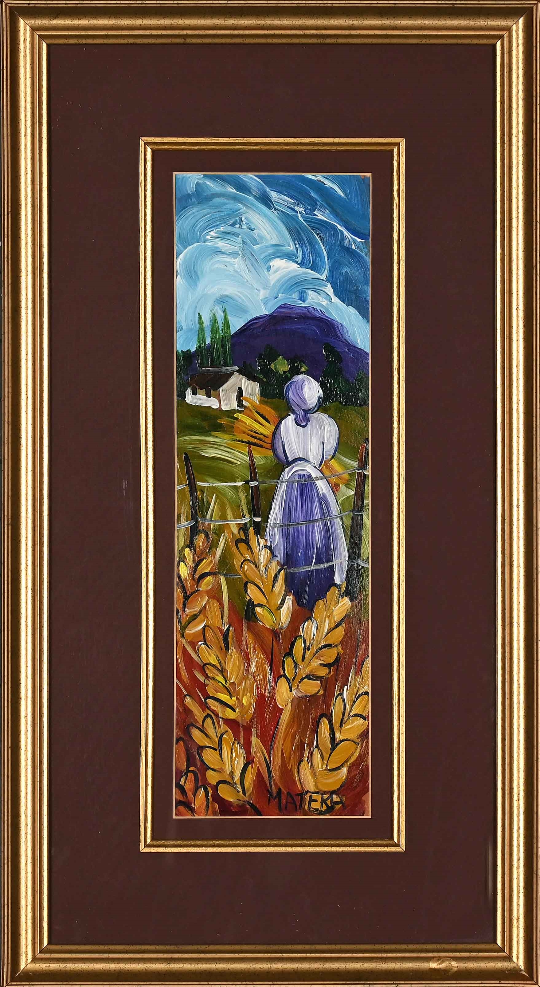 Mateka | Woman in a Field | MutualArt