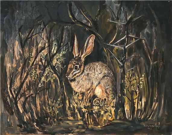 Joan van Gogh | Rabbit in the Undergrowth (1993) | MutualArt
