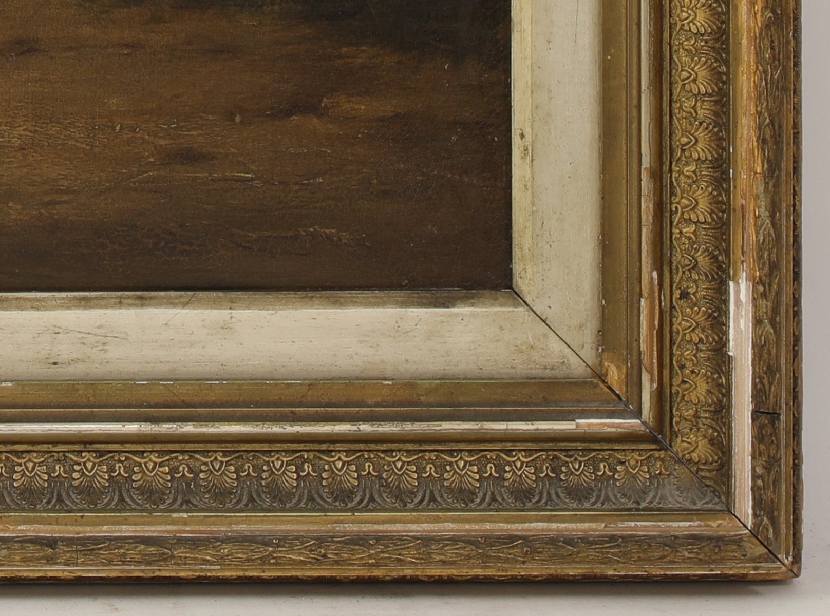 William Barraud | A young boy and dogs in a farmyard (1835) | MutualArt