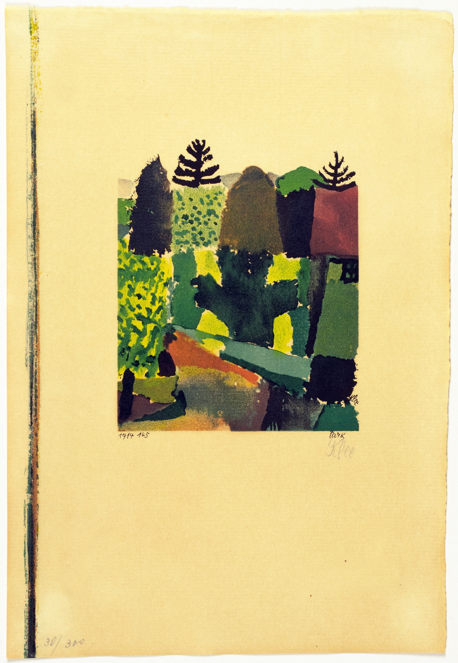 Paul Klee | Park. (1914) | MutualArt