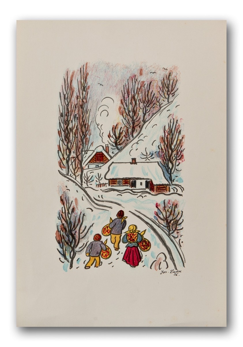 Josef Lada | Koledníci (1936) | MutualArt