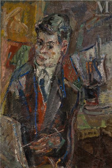 Michel Kikoine | Portrait de Jacques Chalom | MutualArt