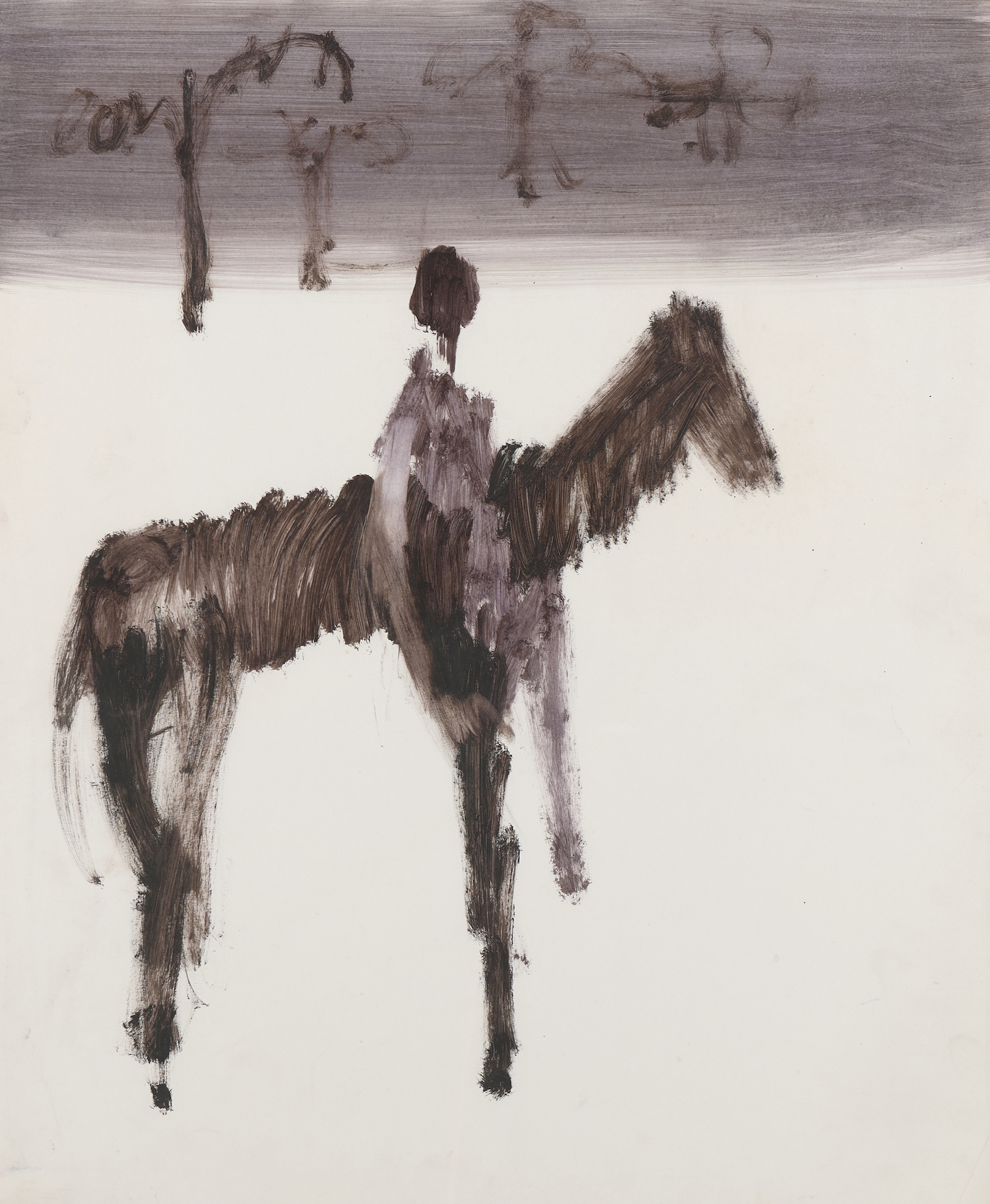Sidney Nolan | Figure on Horseback (Circa 1961) | MutualArt