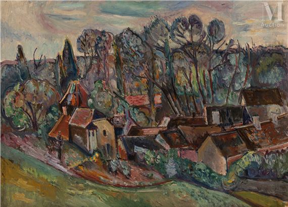 Pinchus Krémègne | Village du Périgord | MutualArt