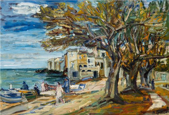 Henri Epstein | Les pêcheurs à Erbalunga | MutualArt