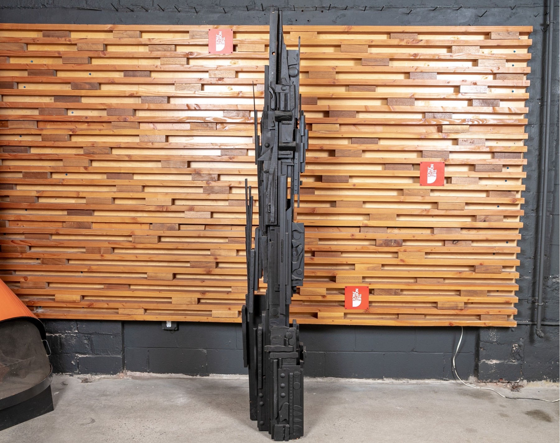 Louise Nevelson | Vintage Monumental Abstract Wood Assemblage Totem ...