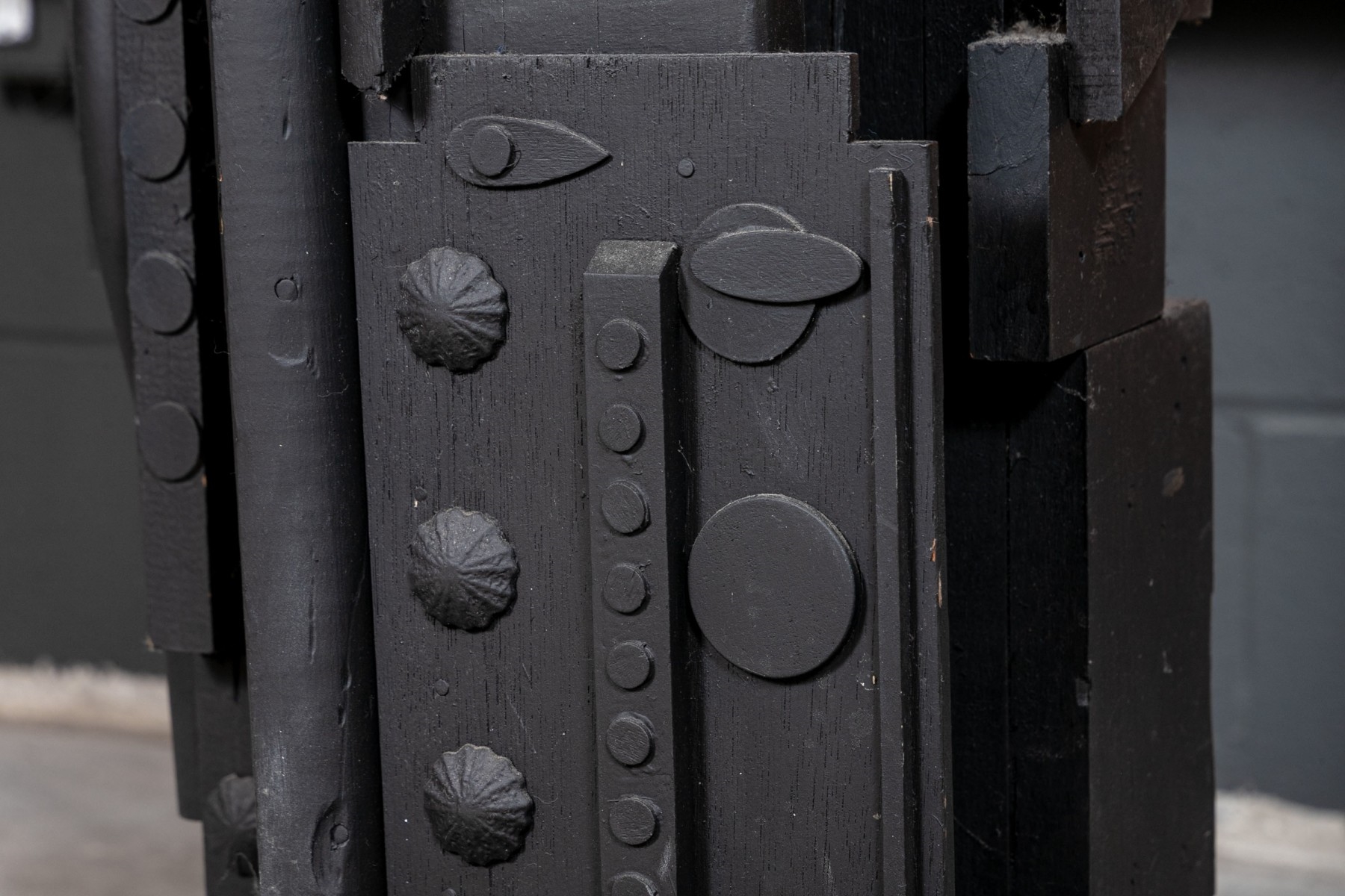 Louise Nevelson | Vintage Monumental Abstract Wood Assemblage Totem ...