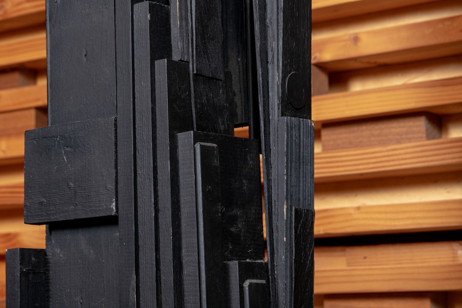 Louise Nevelson | Vintage Monumental Abstract Wood Assemblage Totem ...