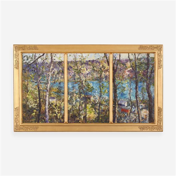 Alan Fetterman | Lumbering Along the River | MutualArt