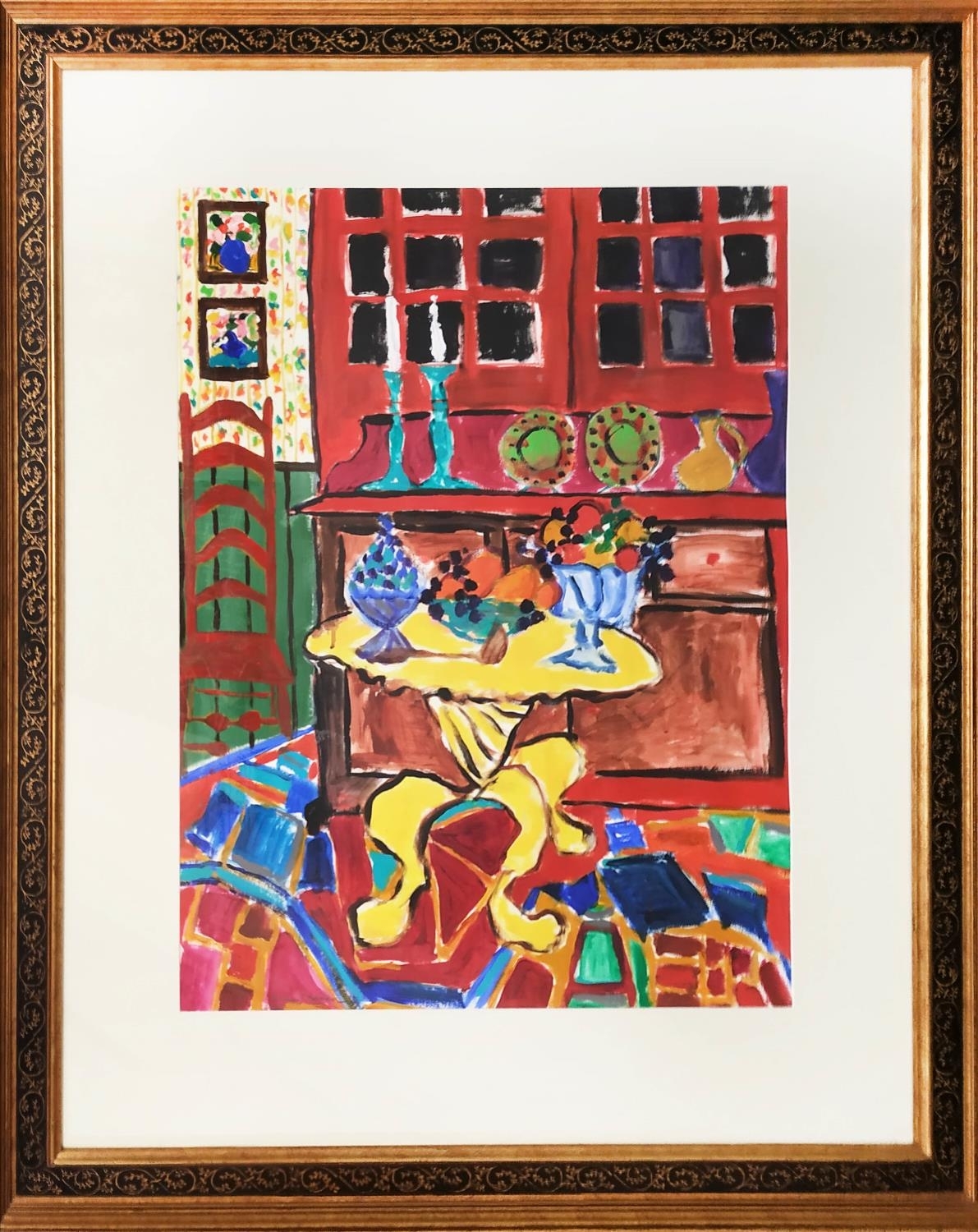 Barbara Lipman | 'Still Life with Table Fruit and Dessert' | MutualArt