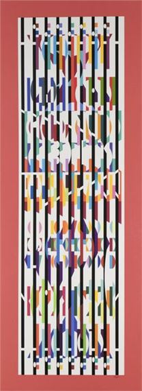 Yaacov Agam | Kinetic composition - parma border | MutualArt