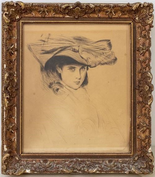 Paul César Helleu | Portrait of a Lady (Circa 19th Century) | MutualArt