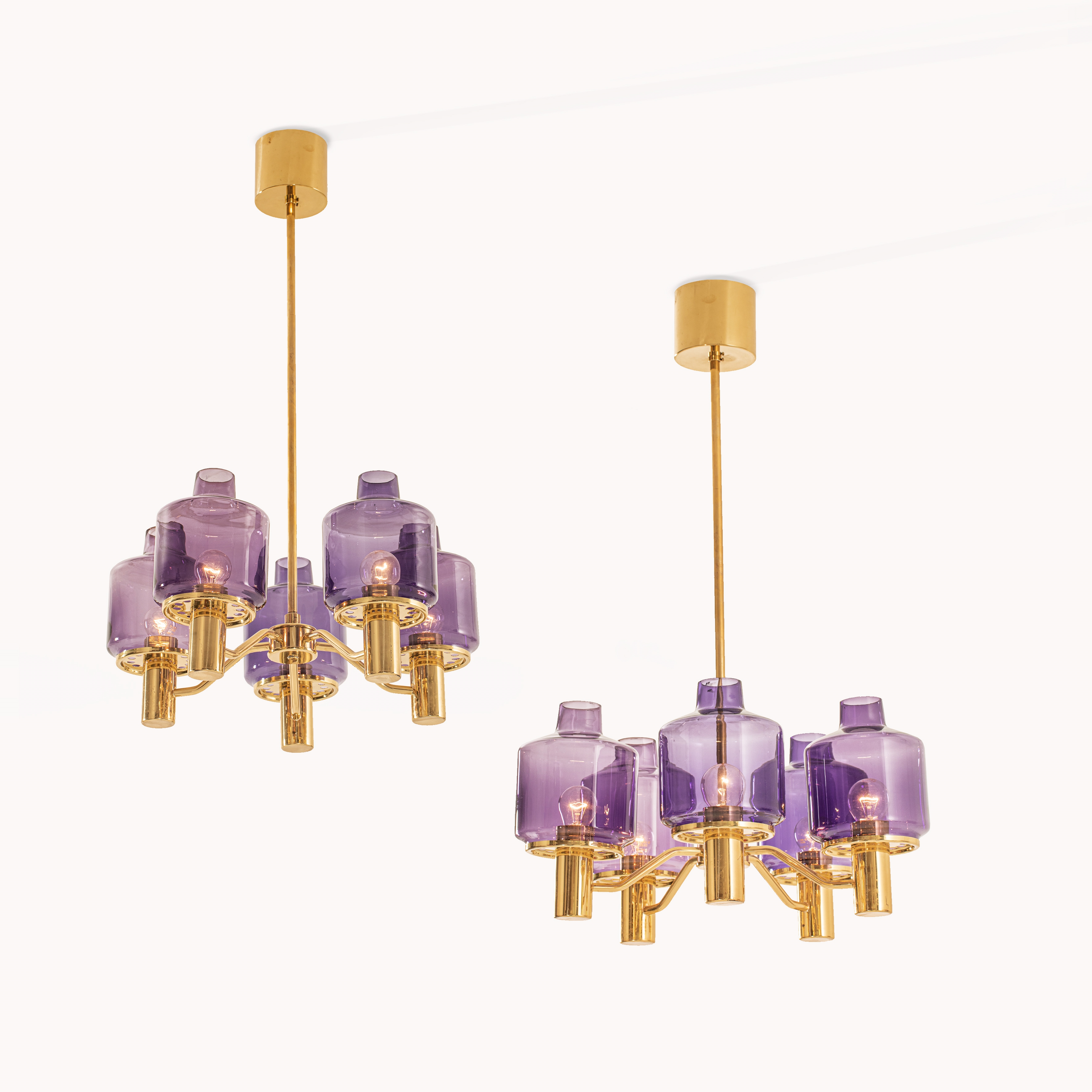 Hans-Agne Jakobsson | Model 507/5 chandeliers | MutualArt