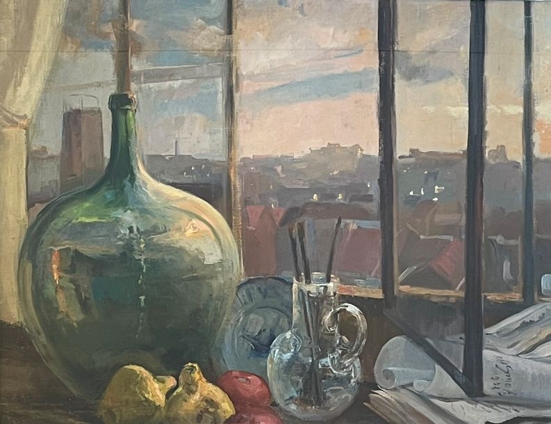 Charles Smets | Artist's Studio, Paris (1932) | MutualArt