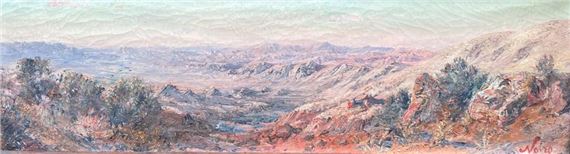 Maxime Noire | Orientalist Landscape, Algerian Mountains | MutualArt