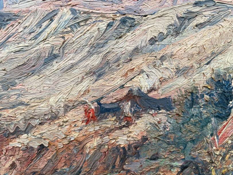 Maxime Noire | Orientalist Landscape, Algerian Mountains | MutualArt