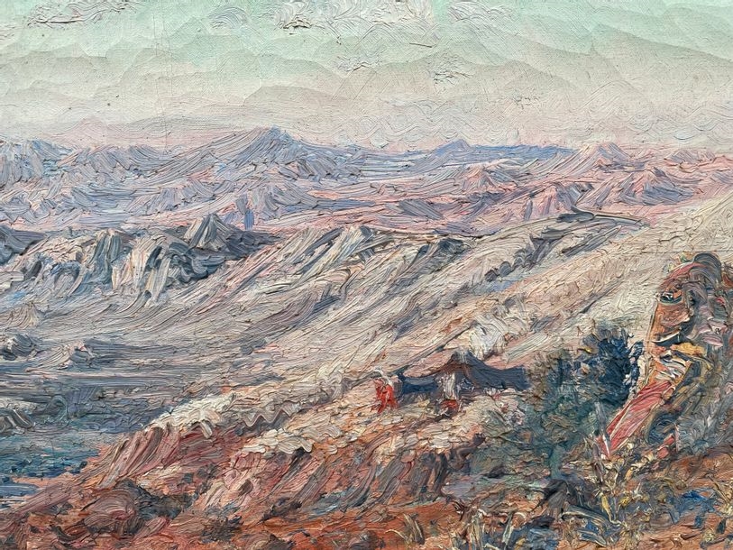 Maxime Noire | Orientalist Landscape, Algerian Mountains | MutualArt